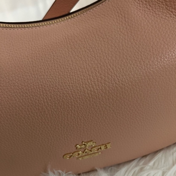 Coach | Bags | Coach Leather Mara Hobo Shell Pink Shoulder Bag | Poshmark